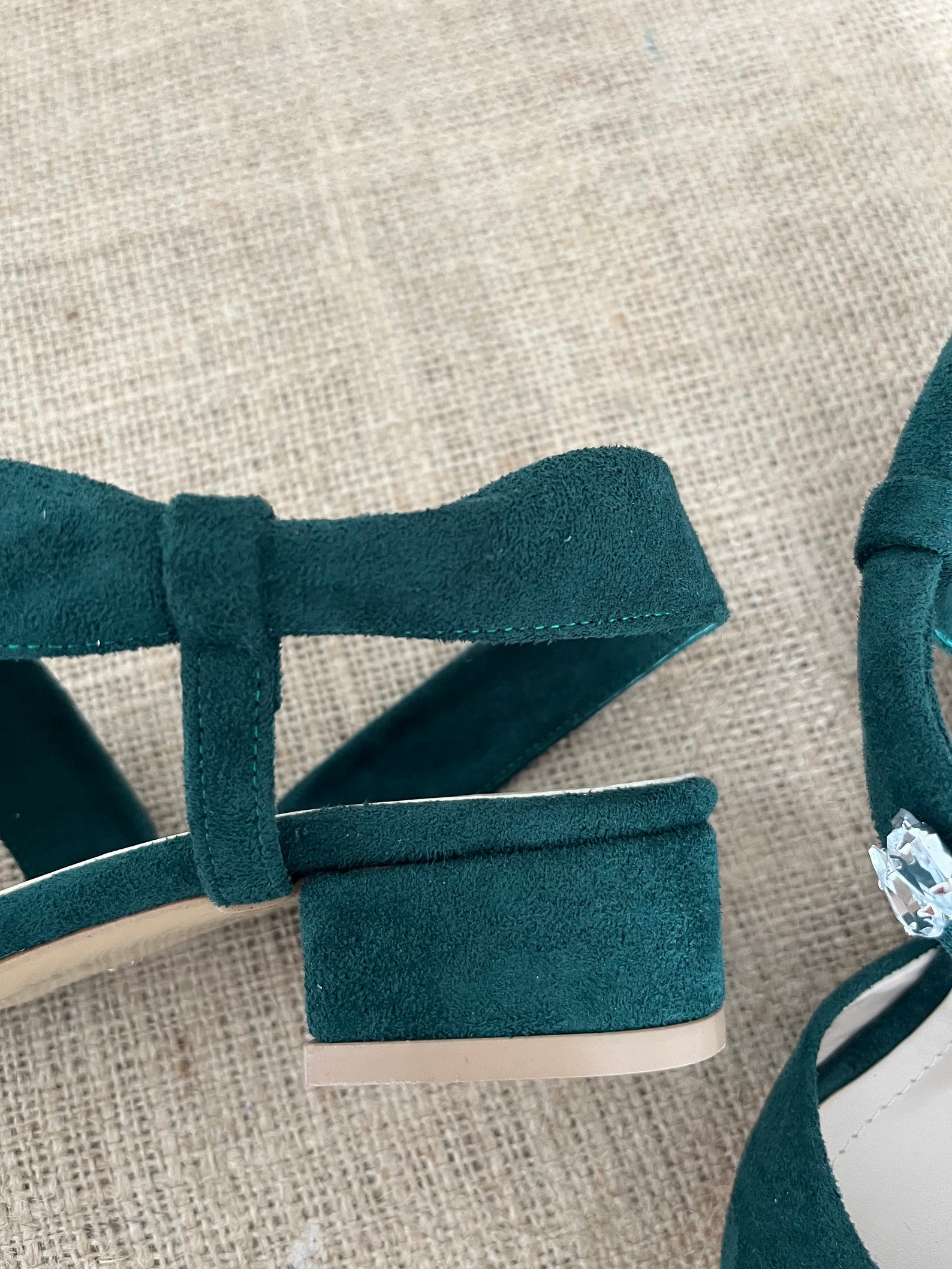 Emerald Green Block Heel Green Wedding Shoes Emerald Green - Etsy