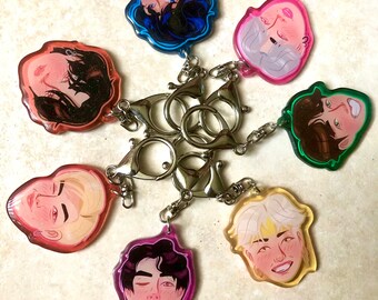BTS With LUV Clear Acrylic Charms - Etsy