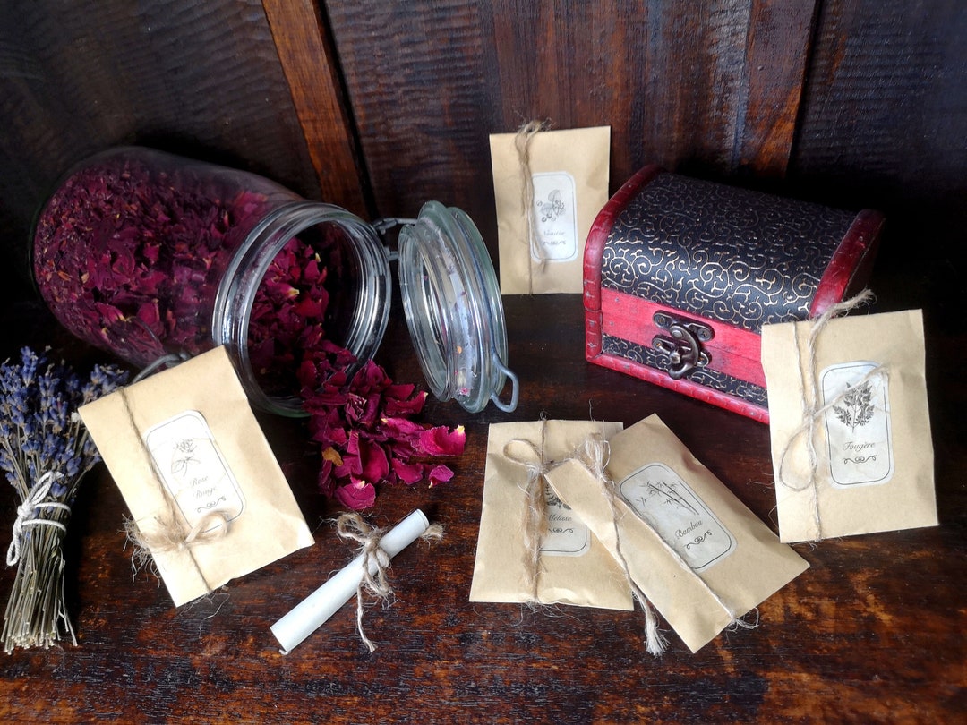 Witchcraft Ingredients Kit Witch Kit box 5 Sachets of Herbs Ritual ...