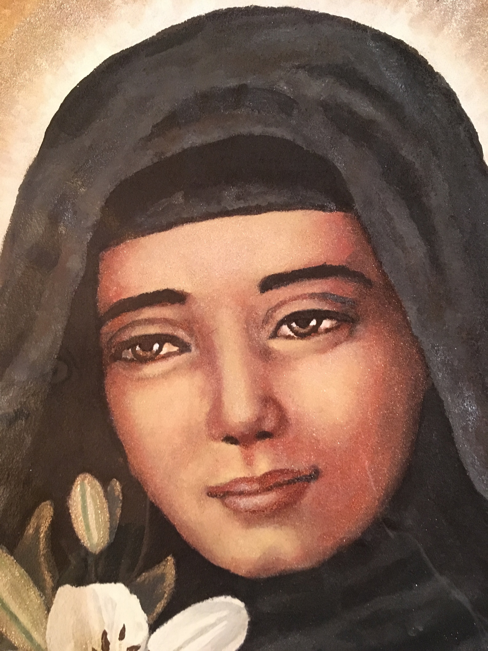 St. Rafqa Patron Saint Portrait/painting. Beautiful Maronite | Etsy