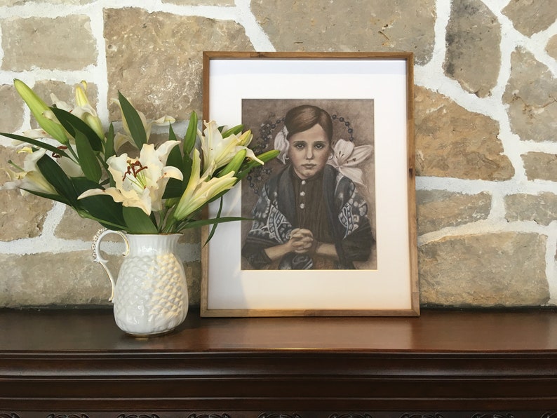 St. Jacinta Marto Patron Saint Portrait. Our Lady of Fatima - Etsy