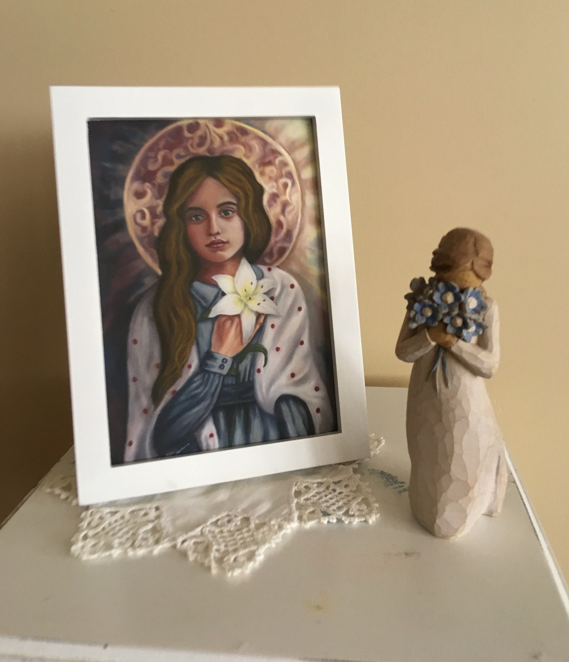 St. Maria Goretti Patron Saint Portrait. Catholic Wall Art & Home Décor ...