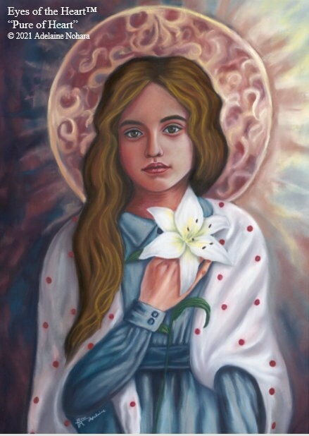 St. Maria Goretti Patron Saint Portrait. Catholic Wall Art & - Etsy