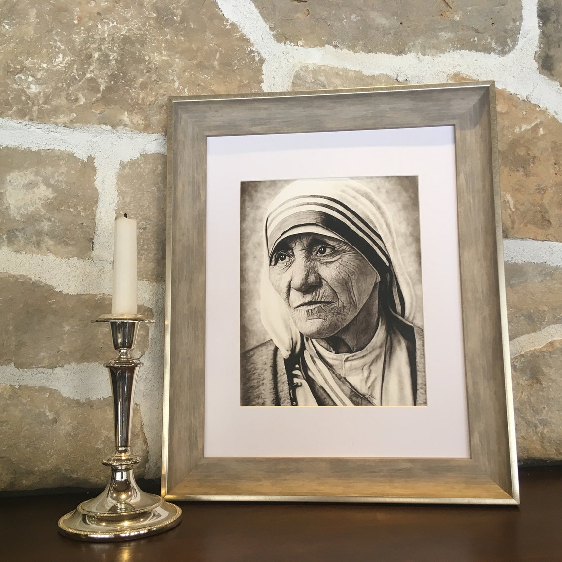 Patron Saint Portrait of Mother Teresa of Calcutta. Catholic - Etsy