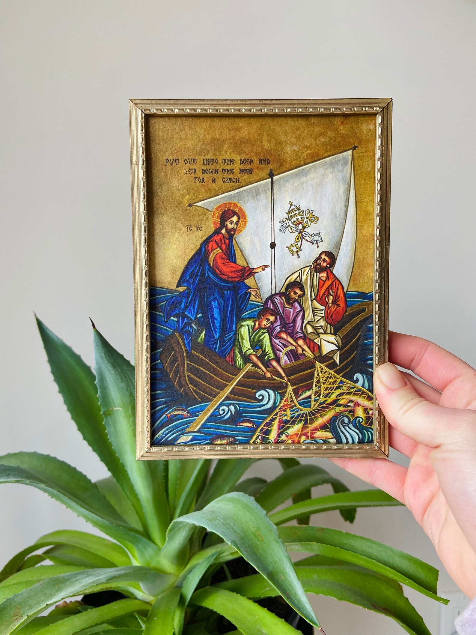 The Call of Saint Peter Catholic Giclee Art Print (5x7, 8x10): "fishers ...