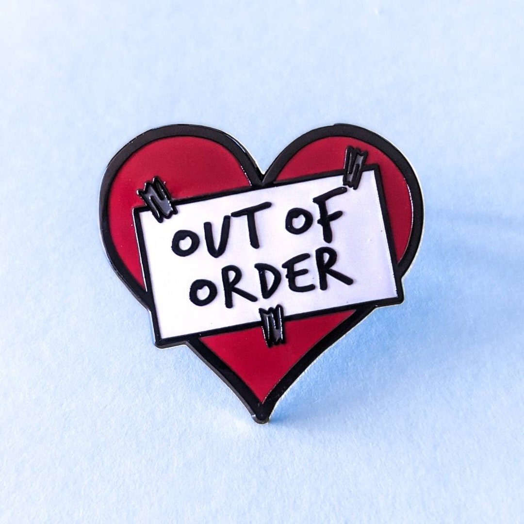 Out of Order Enamel Pin - Etsy