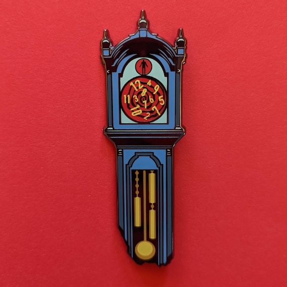 Spooky Clock Enamel Pin - Etsy