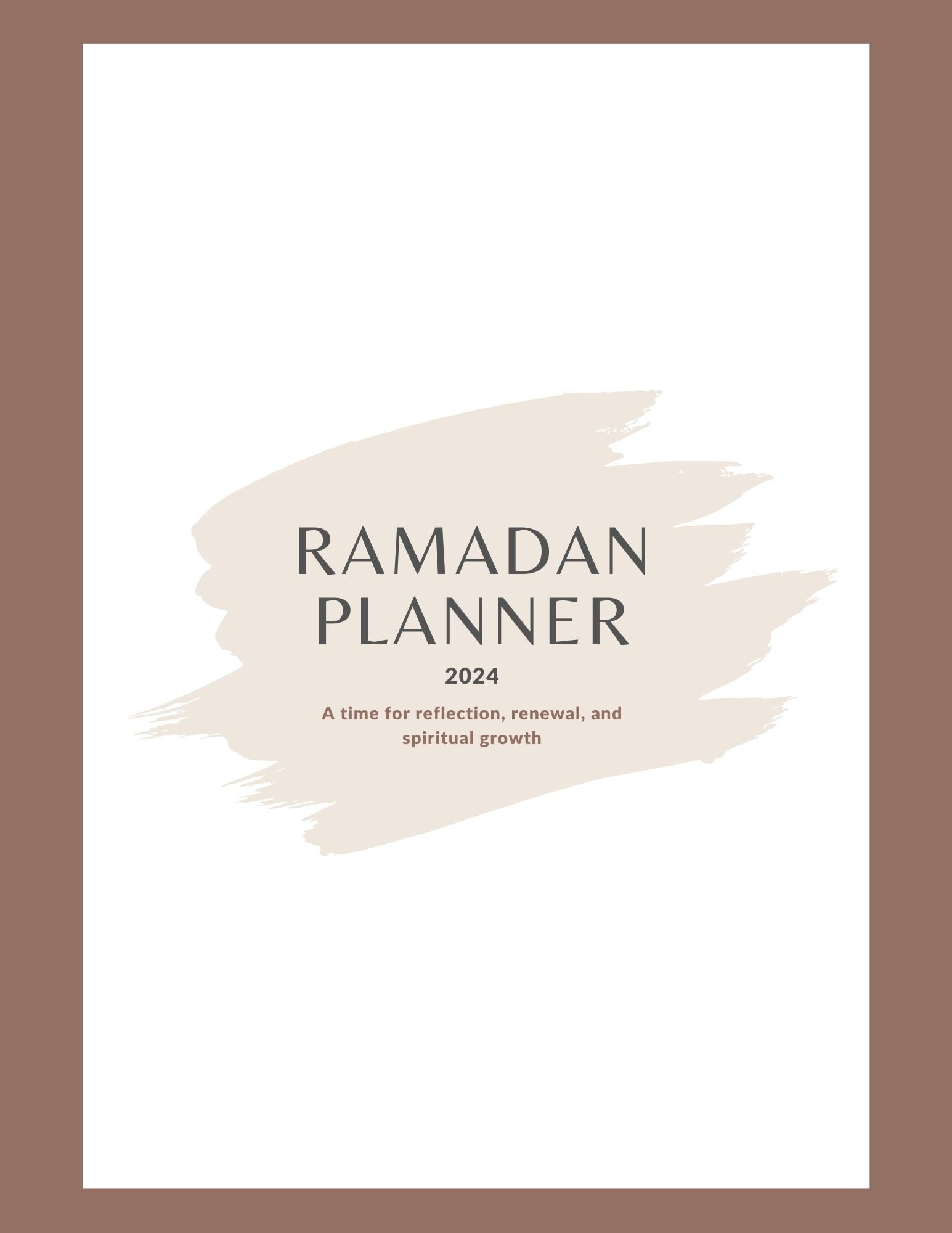 2024 Ramadan Planner - Etsy