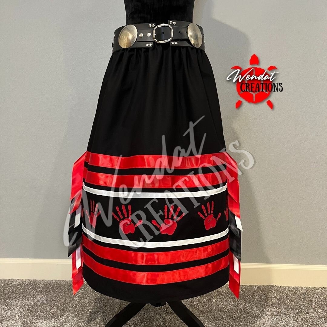 MMIW Ribbon Skirt W/ Pockets & Tails made to Order - Etsy