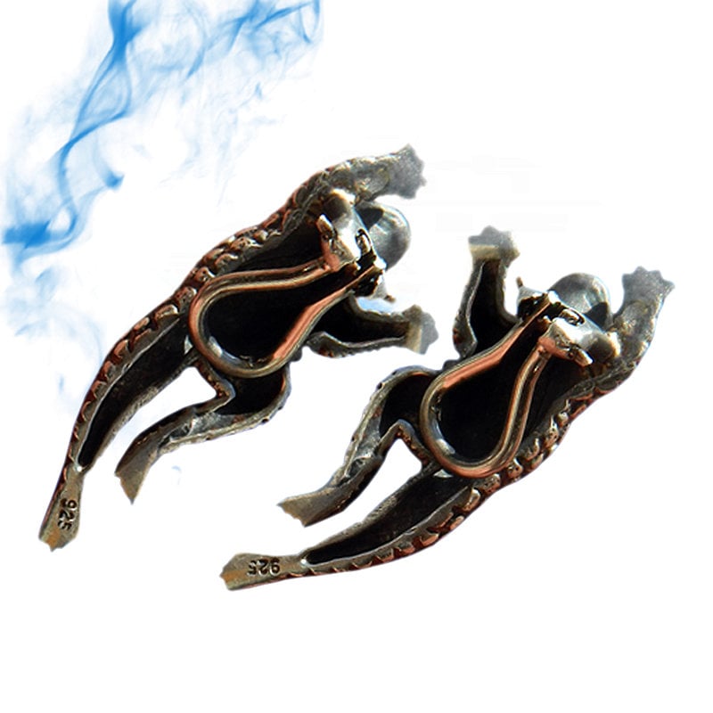 Vintage Sterling Silver Barry Kieselstein Cord Frog Omega - Etsy