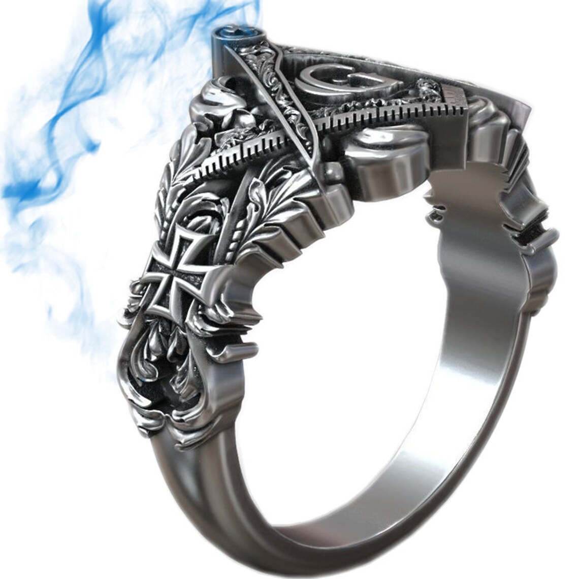 Solid Sterling Silver Masonic York Rite Knights of Templar - Etsy