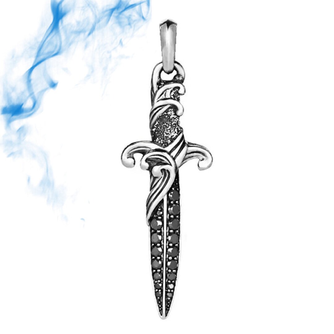 Vintage Solid Sterling Silver David Yurman Waves Collection Dagger Men ...