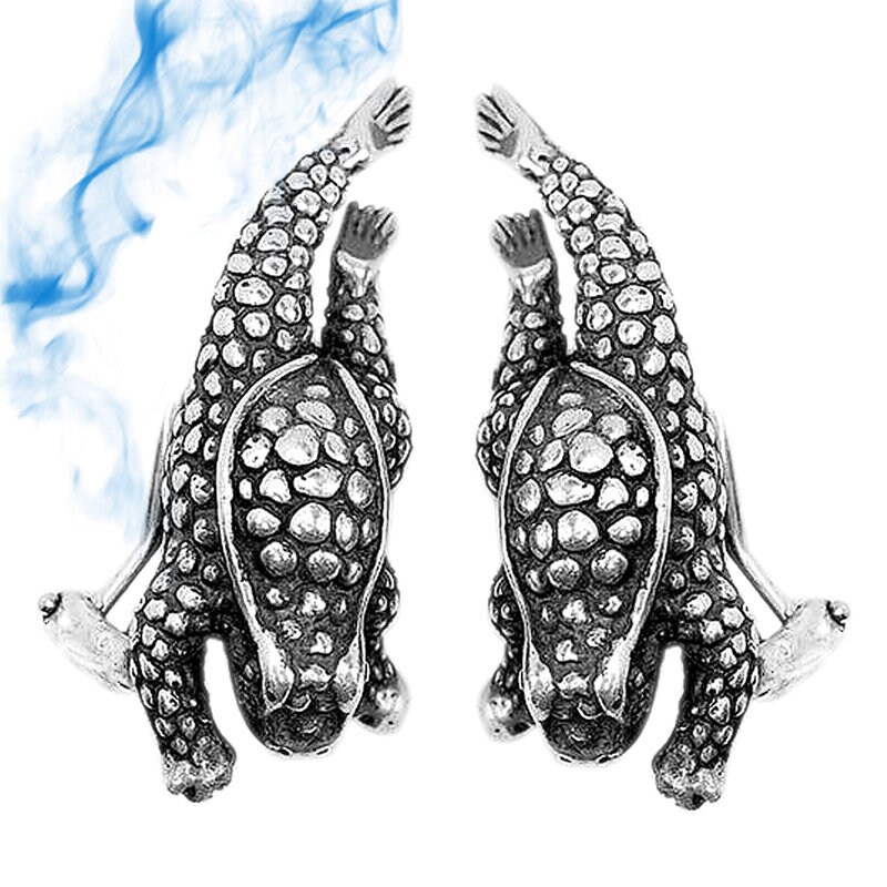 Vintage Sterling Silver Barry Kieselstein Cord Frog Omega - Etsy