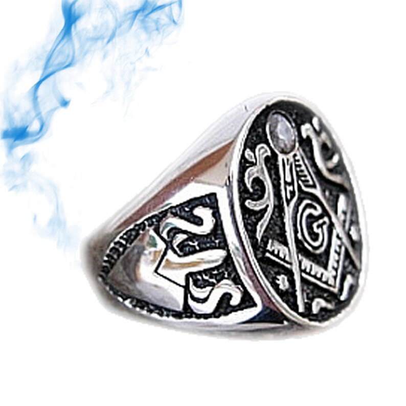 Solid Sterling Silver Masonic Master Mason Men's Ring - Etsy