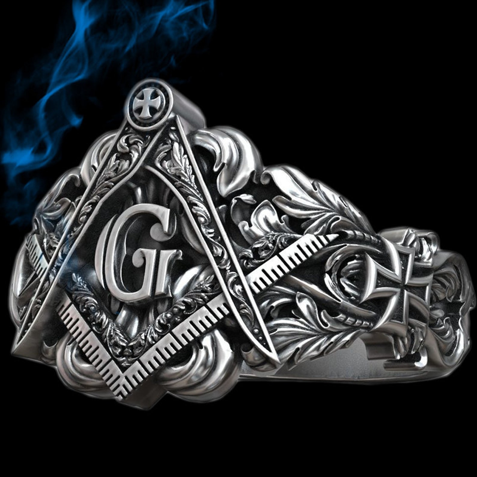 Solid Sterling Silver Masonic York Rite Knights of Templar - Etsy