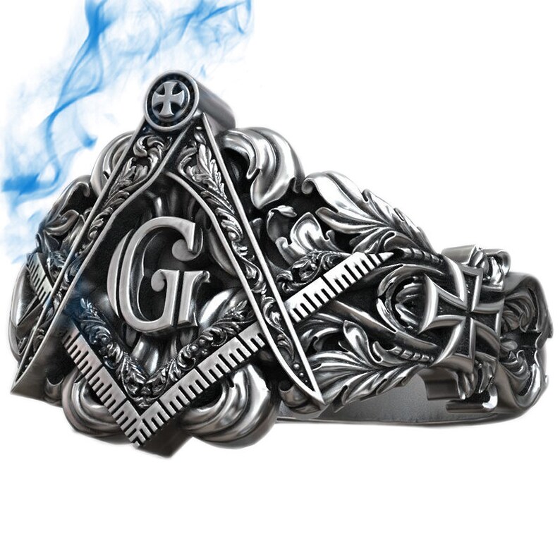 Solid Sterling Silver Masonic York Rite Knights of Templar - Etsy