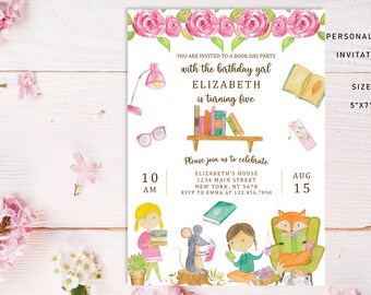 Reading Party Invitation - Etsy