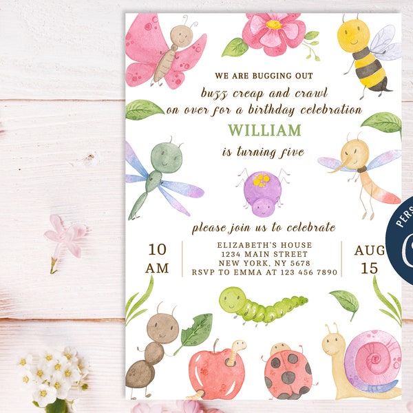 Nature Invitation - Etsy