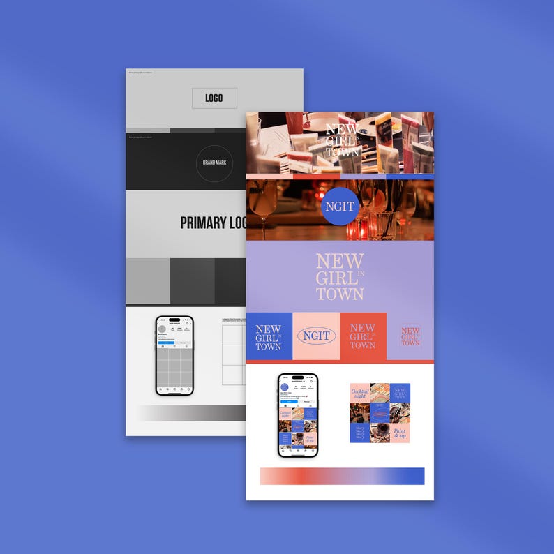 Brand Guidelines Sheet Template for Adobe Illustrator and Indesign ...