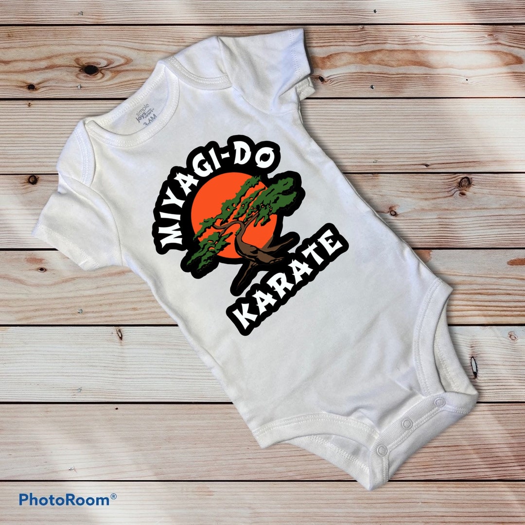 Fan Art Miyagi Do Karate Kid Graphic Design in Gray White or Black Baby ...