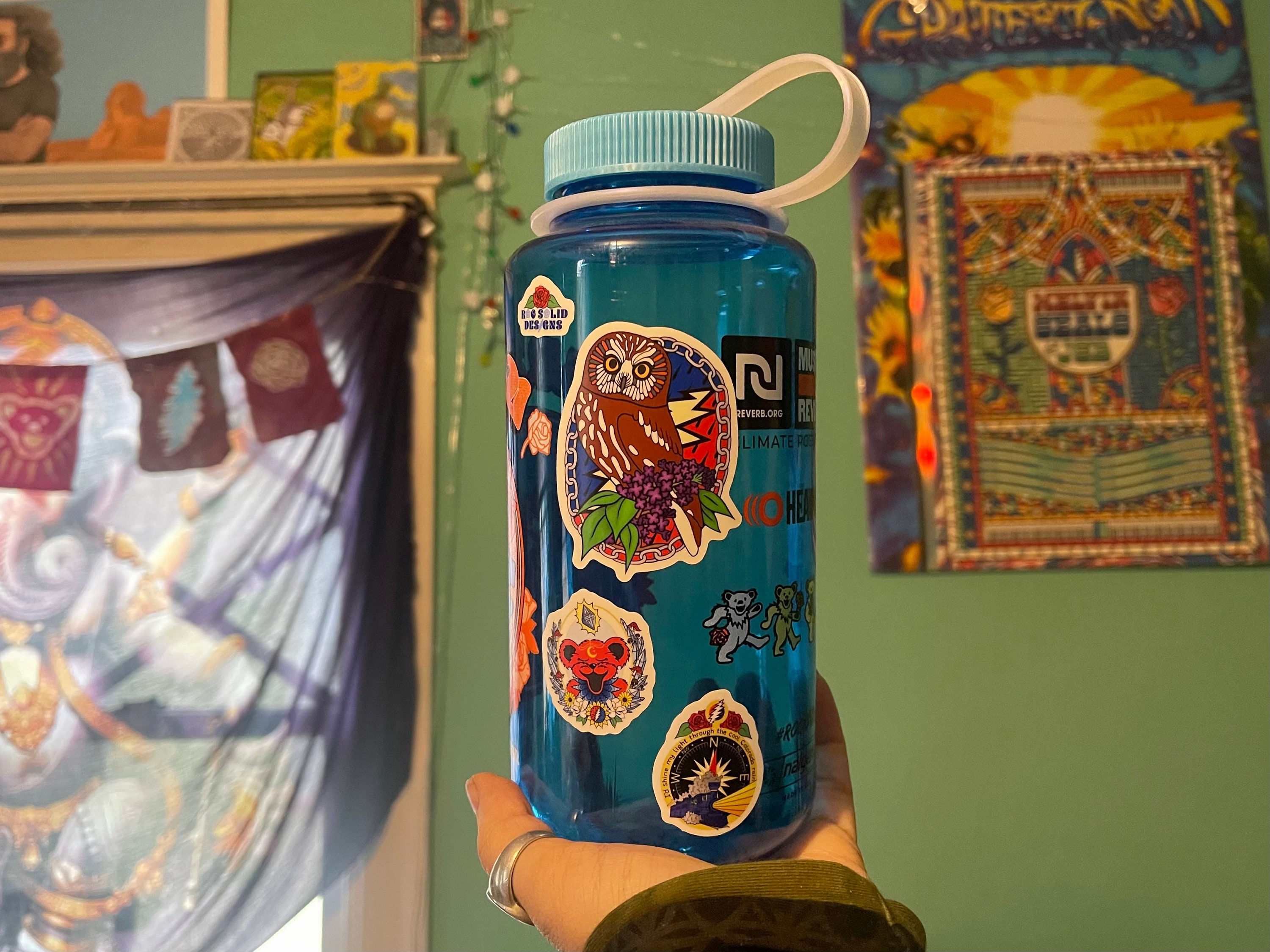 JRAD Drumming Octopus Holographic Sticker - Etsy