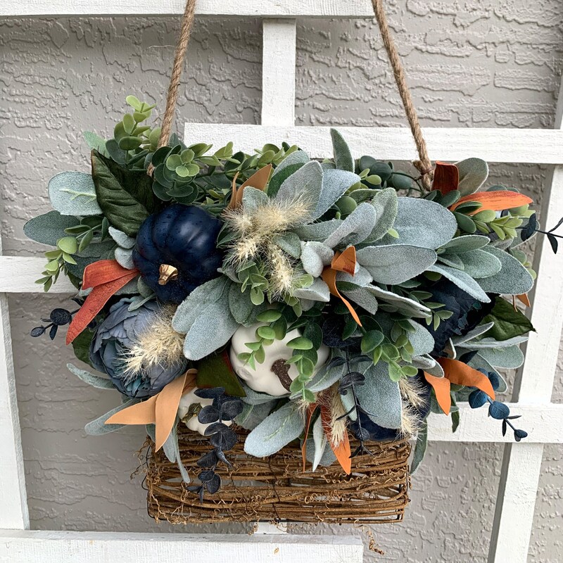 Blue Fall Decor - Etsy