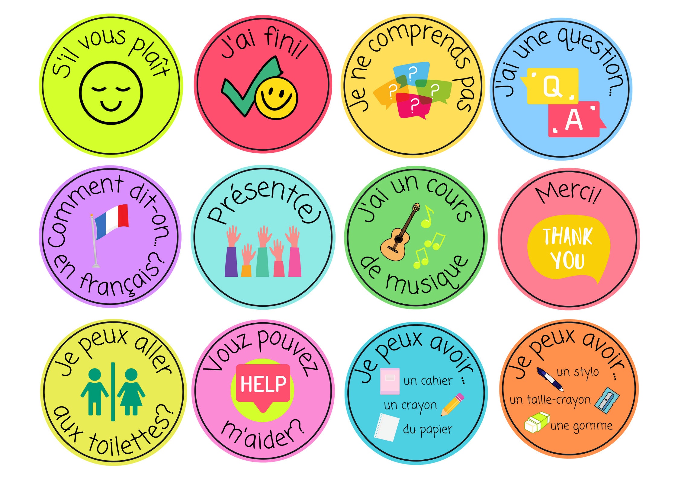 Spanish Class Display Resources Posters Days Months Numbers - Etsy