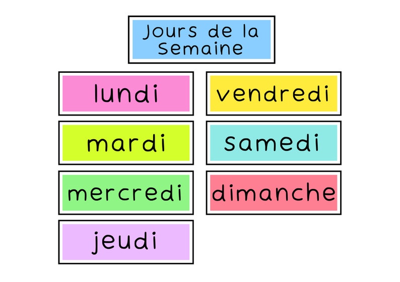 MFL French Classroom Resources Display Posters Days Months Verbs ...
