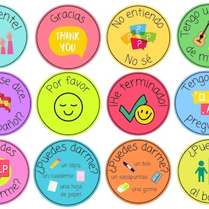 Spanish Classroom Language Display Posters Teachers Resources Printable ...