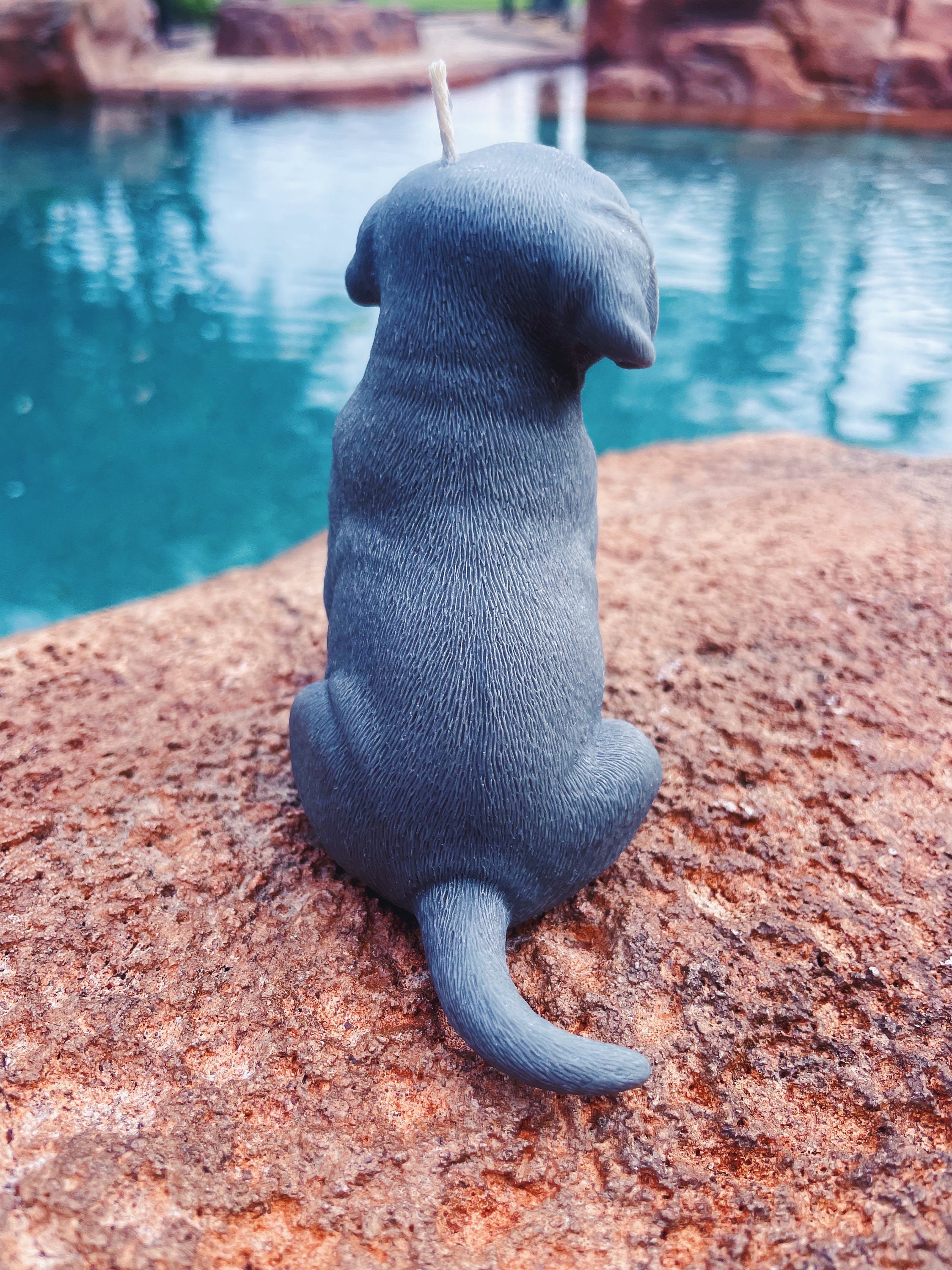 Labrador Puppy Candle Handmade Gift Favour Candle Handmade Soywax Gift ...