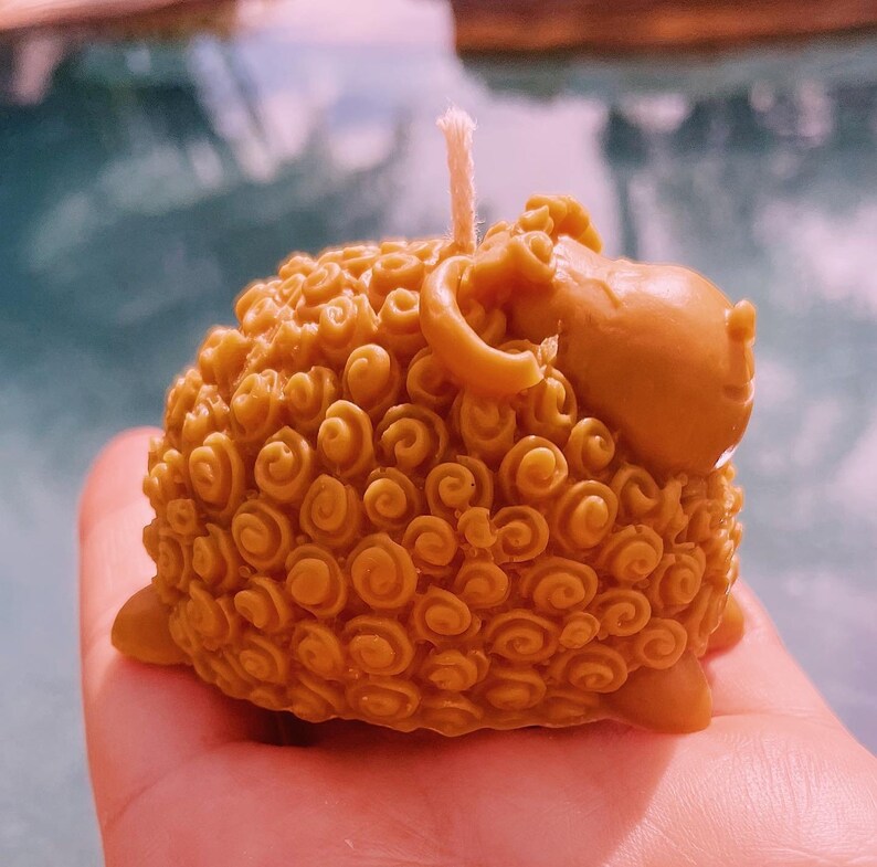 Smiley Sheep Candle Cute Candles Sheep Farm Handmade - Etsy