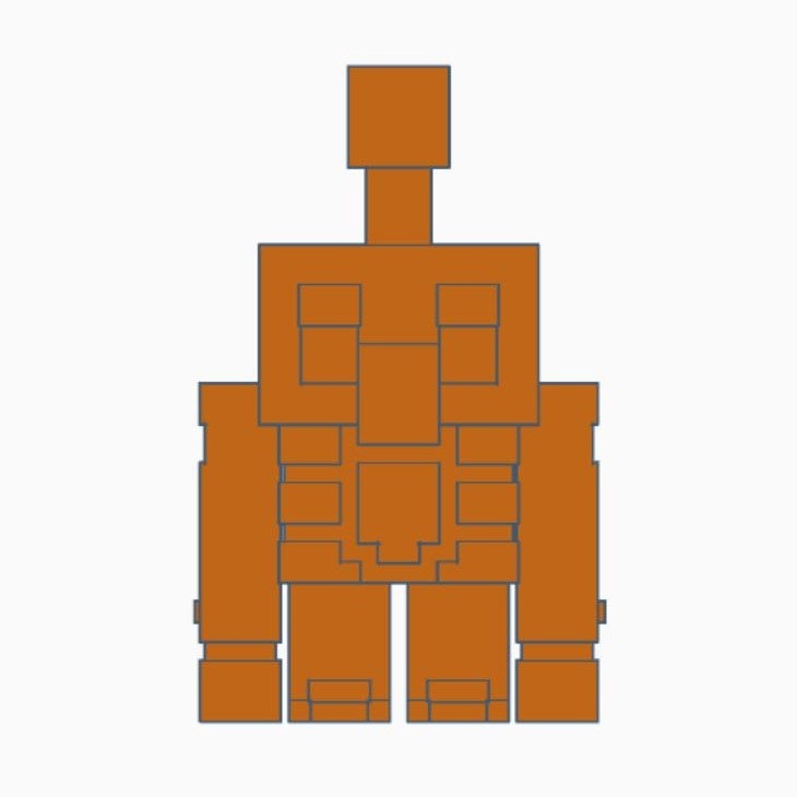 Minecraft Copper Golem 3D Files - Etsy