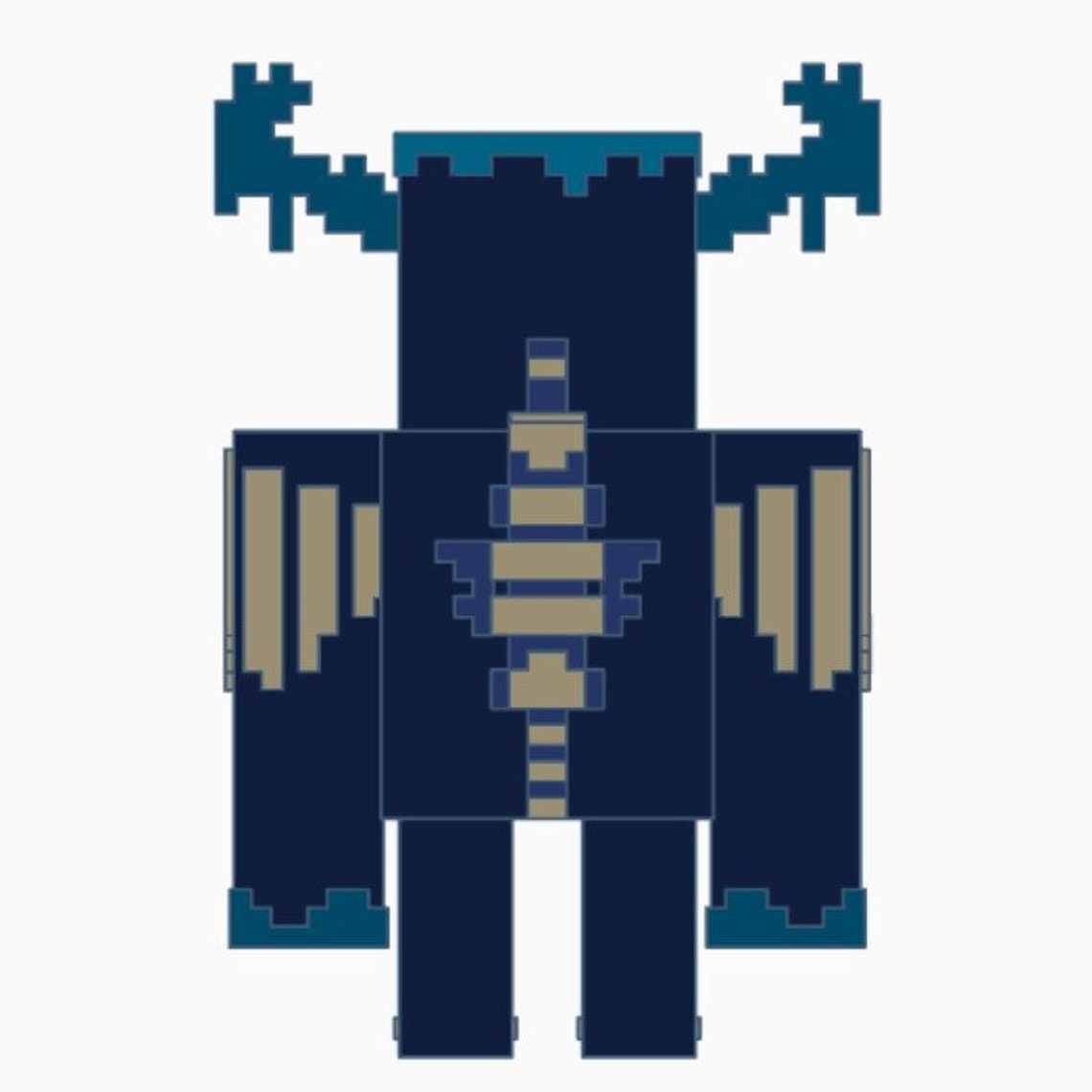 Minecraft Warden 3D Files - Etsy