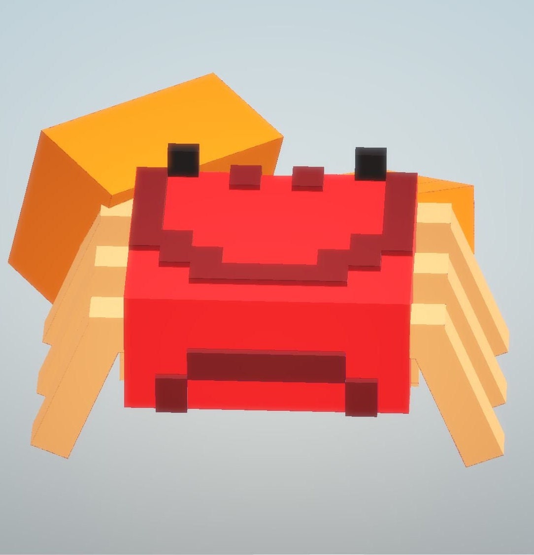 Minecraft Mob Vote 2023 3d Print Crab Etsy