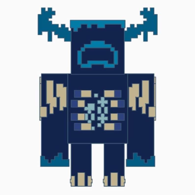 Minecraft Warden 3D Files - Etsy