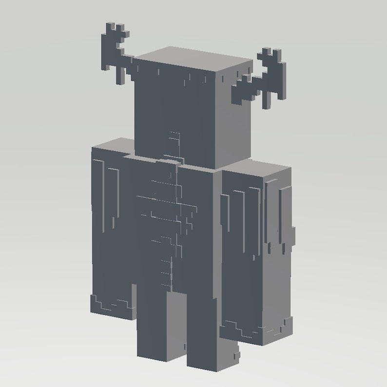 Minecraft Warden 3D Files - Etsy