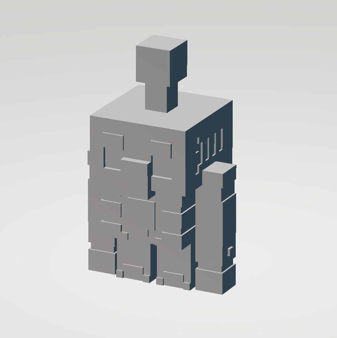 Minecraft Copper Golem 3D Files - Etsy