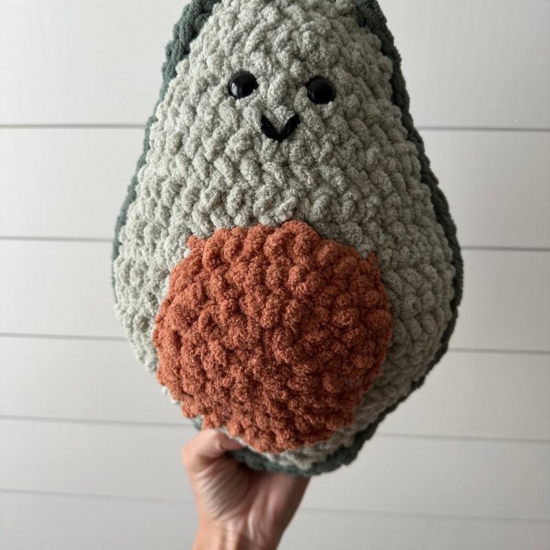 Avocado Plushie - Etsy