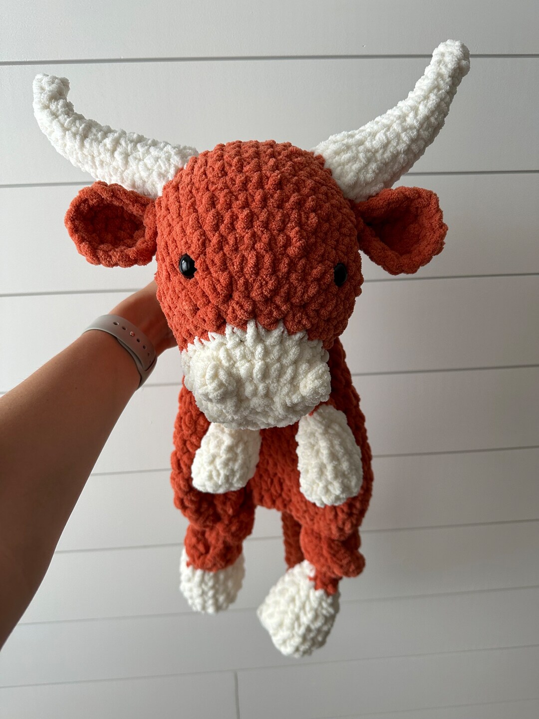 Longhorn Plushie - Etsy