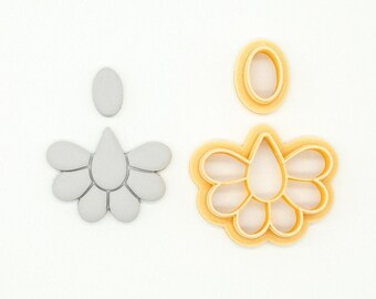 Set of Six Flower Shaped Polymer Clay Cutters - Etsy