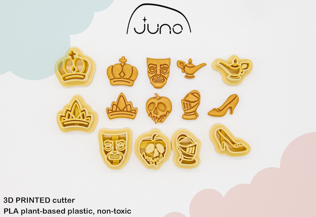 Princess Villain Cookie Cutters: Traditional Tattoo Style, Set of 7 - Etsy