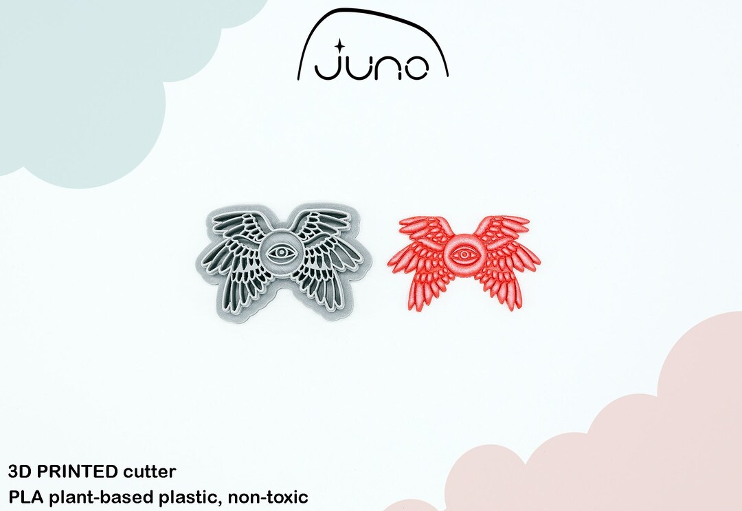 Seraphim Biblically Accurate Angel Tattoo Polymer Clay, Cookie Cutter ...