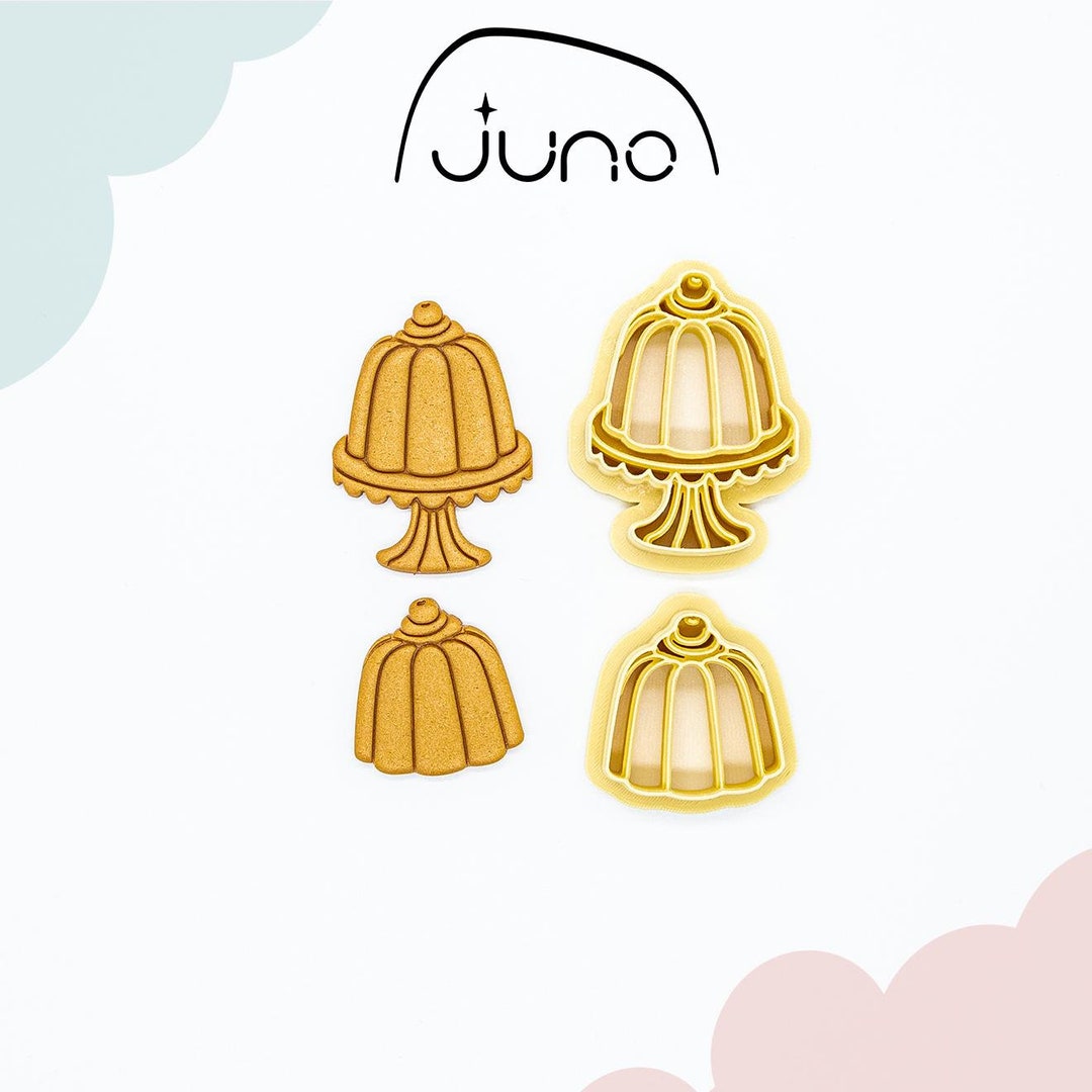 Jello Jelly Cake Cookie Cutter Set: Printed Polymer Clay - Etsy