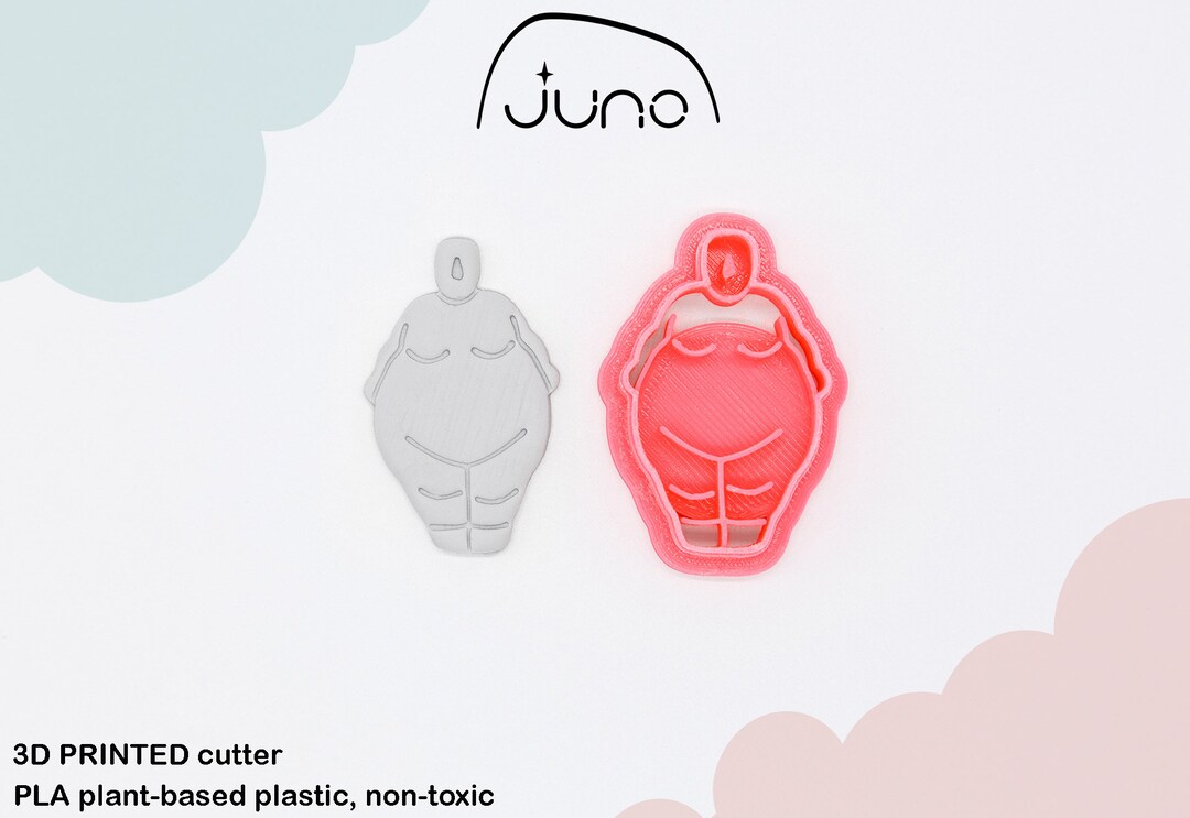 Venus Body Positive Cookie Cutter: 3D Printed Polymer Clay Cutter - Etsy