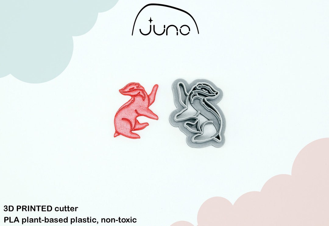 Badger, Fall Animal Polymer Clay, Cookie Cutter - Etsy