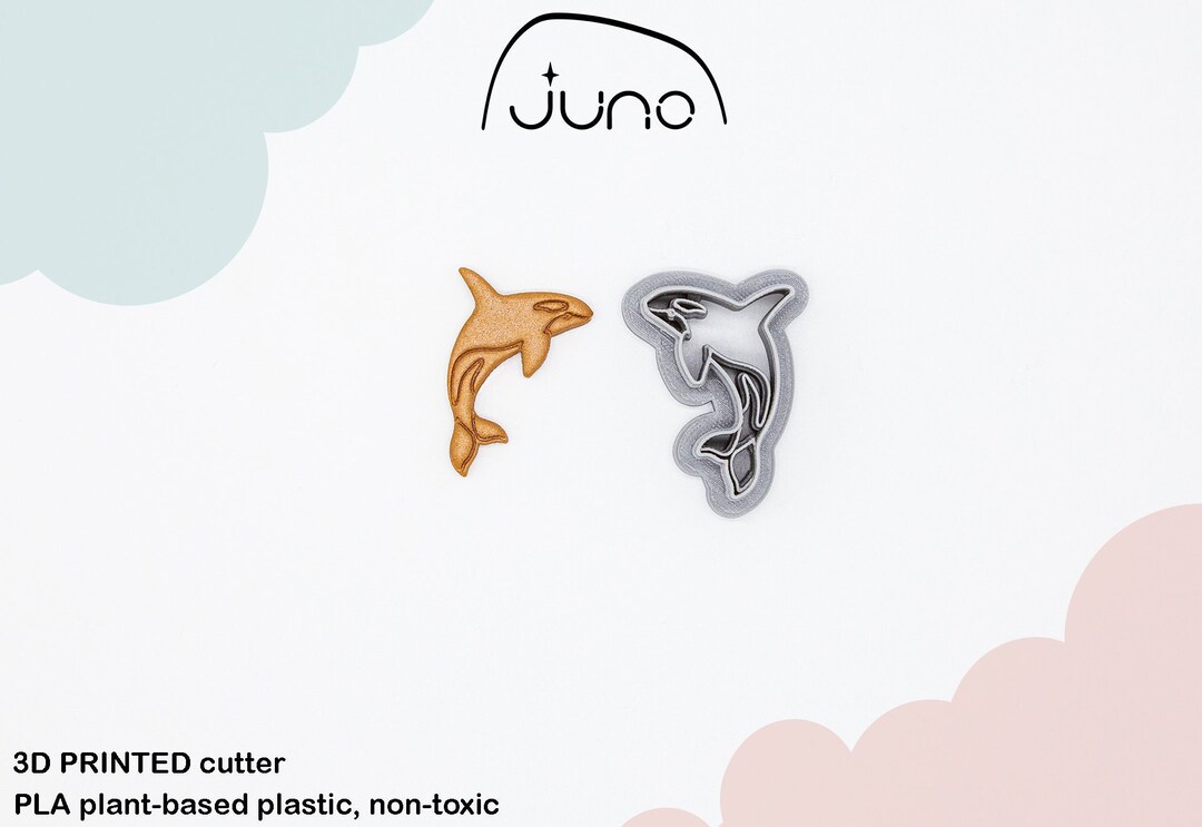 Orca, Killer Whale Printed Clay, Polymer Clay, Cookie Cutter - Etsy