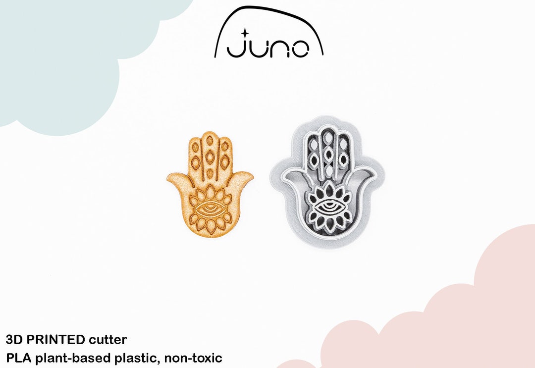 Hamsa Hand Polymer Clay, Cookie Cutter - Etsy