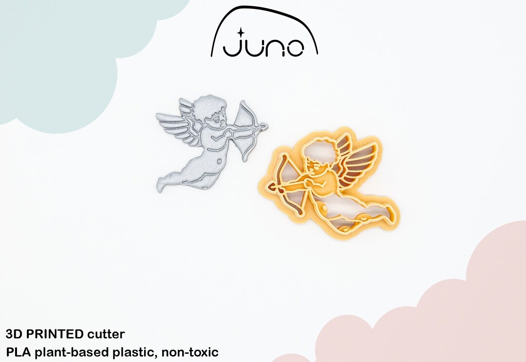 Ángel Cupido, Eros, Querubín, Arcilla polimérica, Cortador de galletas - Etsy España