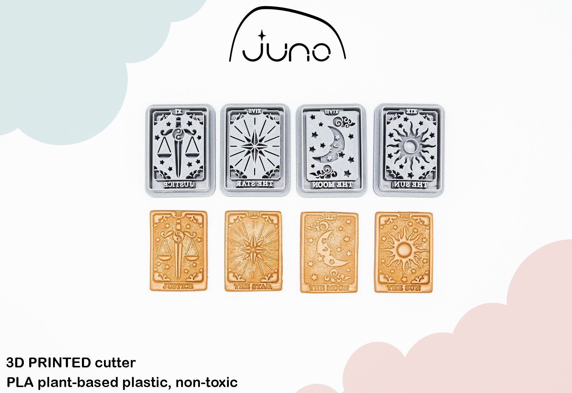 Tarot Card Cookie Cutter Set: Major Arcana, 3D Printed PLA Clay - Etsy