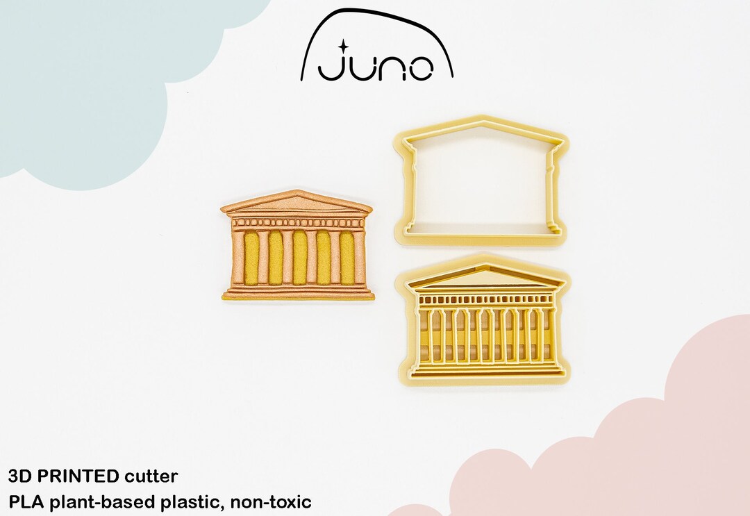 Parthenon, Acropolis Ancient Greece, Greek Mythology Printed Clay ...